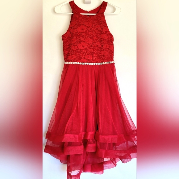 Speechless | Dresses | Nwot Speechless Rhinestone Highlo Fit Flare ...